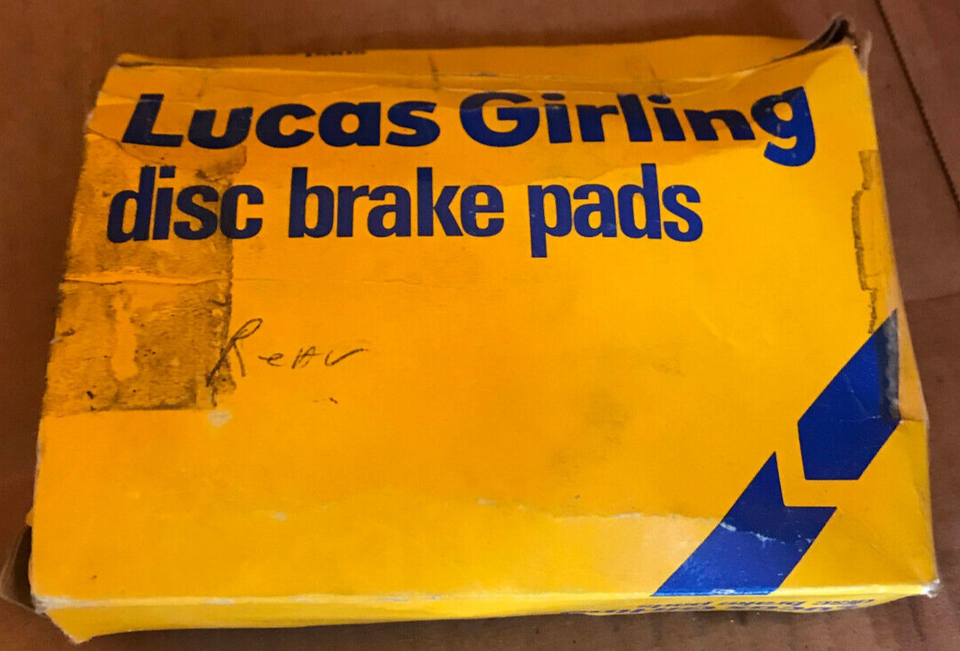 Lucas Girling Organic Rear Brake Pads - GP3185 -Fits Nissan 200SX ...