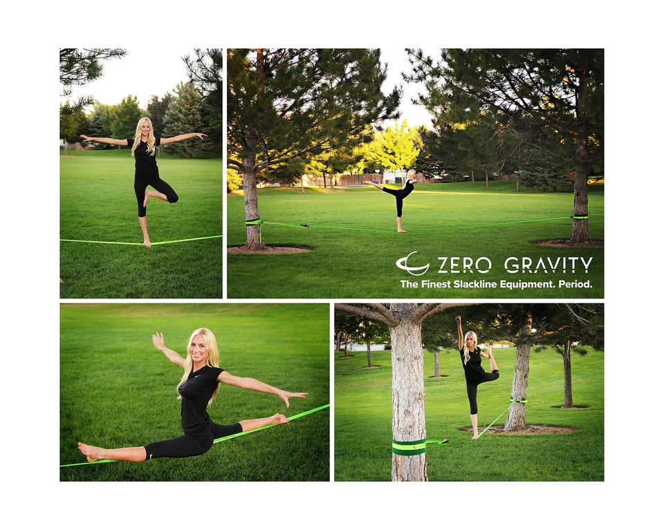 Slackline Kit with Industry Leading Carry/Storage Bag, Upgraded Ratchet ...