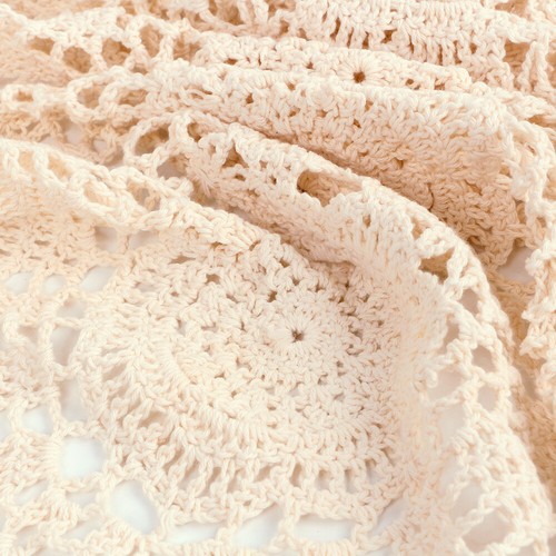 Vintage Hand Crochet Lace Table Runner Mats Doilies Desktop Cover ...
