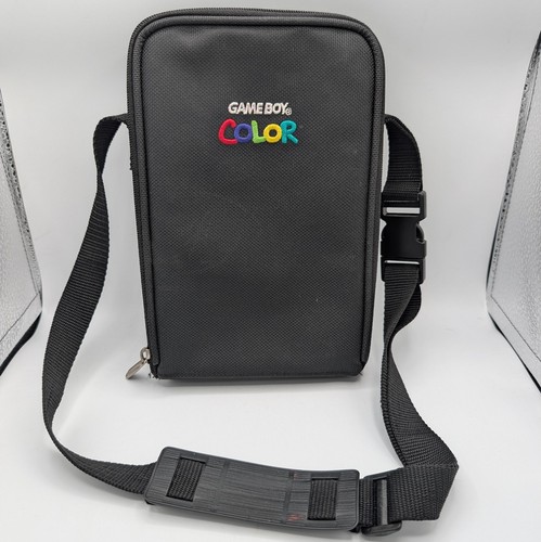 Nintendo Gameboy Color Travel Carrying Case with Strap Black | eBay
