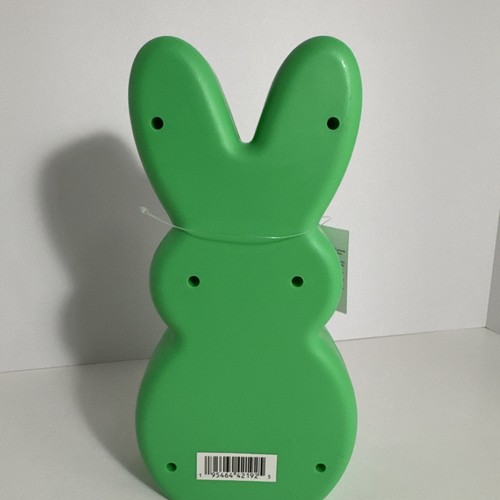 PEEPS 10” Bunny Green LED Blow Mold Candle Easter Light Marshmallow ...