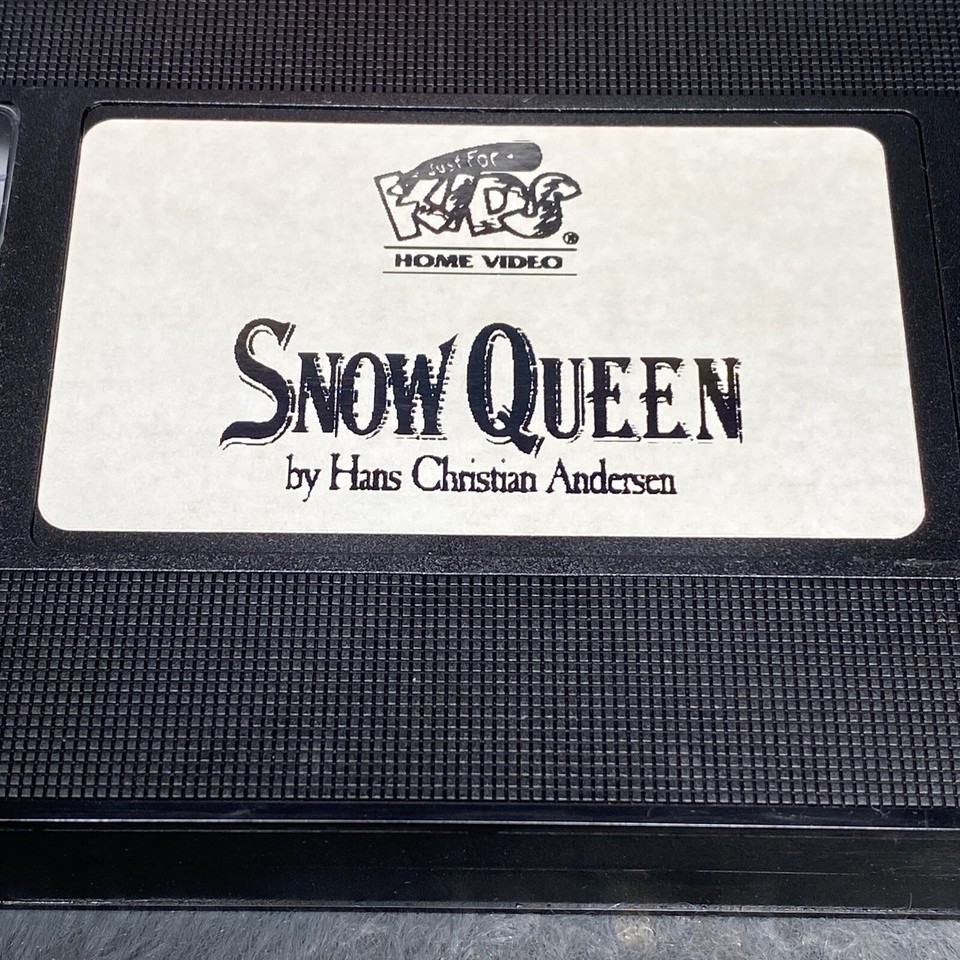 Snow Queen VHS 1985 Tape Hans Christian Anderson Animated Film Just For ...