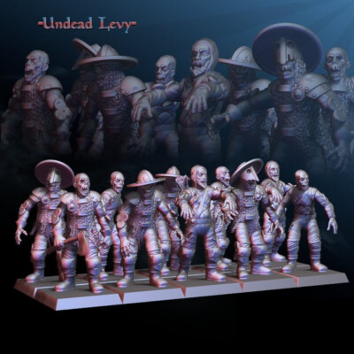 Undead Levy - Zombie Peasants | eBay