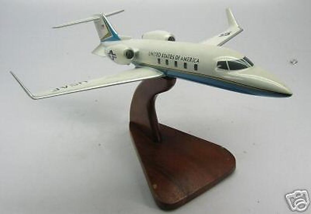 Learjet 60 Bombardier USAF Airplane Desktop Wood Model Regular Free ...