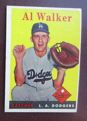 1958 Topps Al Walker (Los Angeles Dodgers) #203 EX/NRMT | eBay
