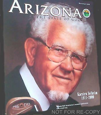 KARSTEN SOLHEIM CUP & PING GOLF CLUB INVENTOR RARE Signed 1996 KARSTEN ...