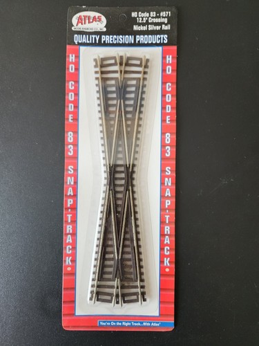 Atlas 571 HO Code 83 12.5 Degree Crossing | eBay