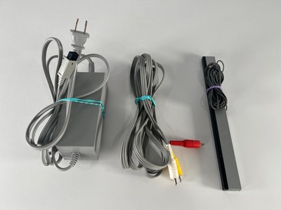 Official OEM Nintendo Wii Power Supply AC Adapter + Wired Sensor Bar ...