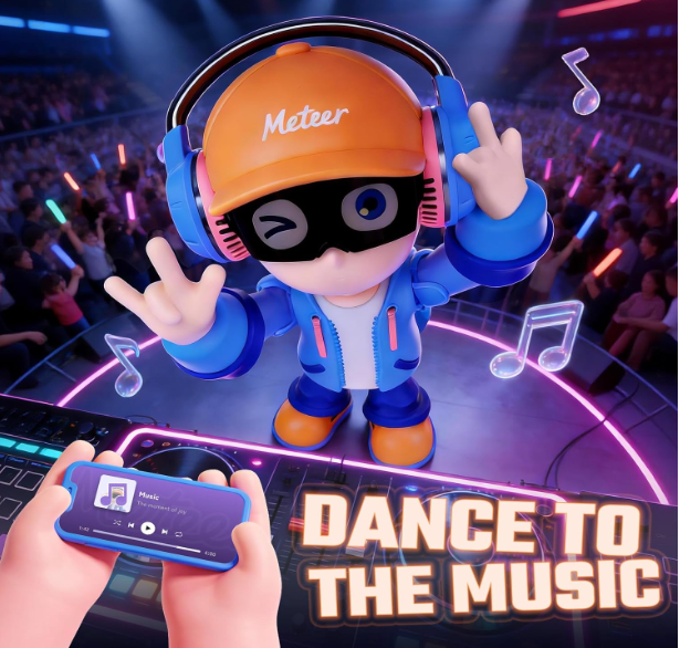 AI Voice Chat Robot Toys, Auto Music Recognition and Dance to The Beat ...