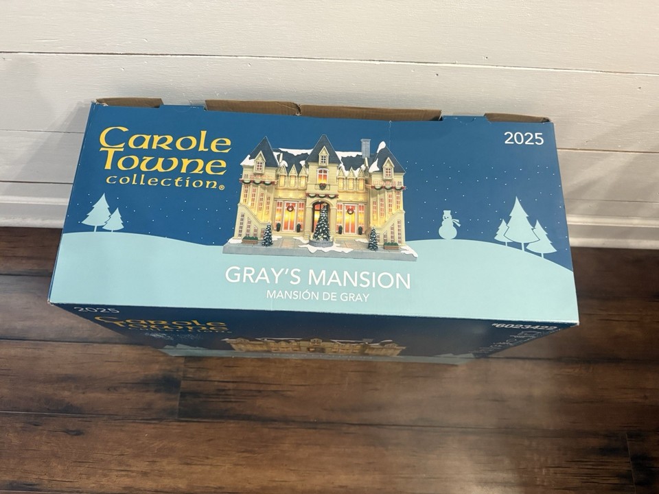 Carole Towne 2025 Gray’s Mansion Animated Lighted Musical Building ...