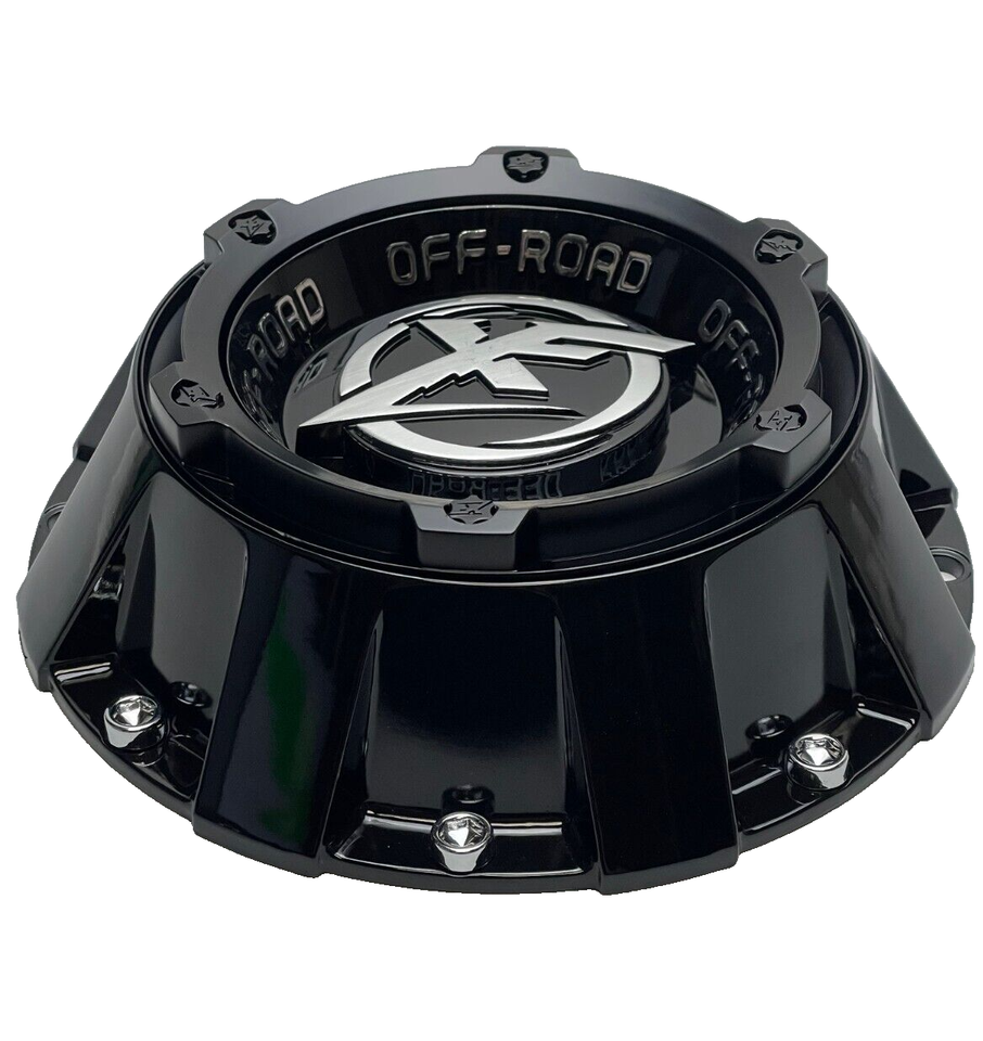 XF Off-Road Gloss Black Wheel Center Cap C-969-4 | eBay