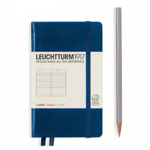 Leuchtturm1917 Pocket (A6) Notebook - Navy Blue Ruled | eBay