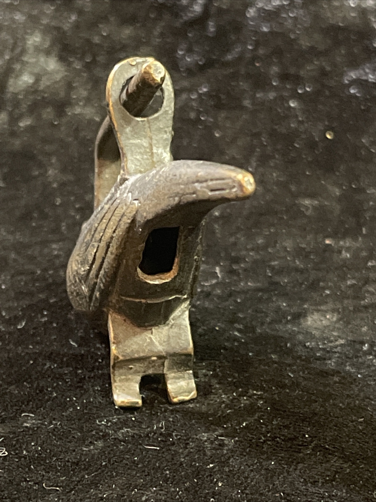 Bronze Antique Bird Artifact - Beautifully Detailed - 3 3/4" Long - 80 ...