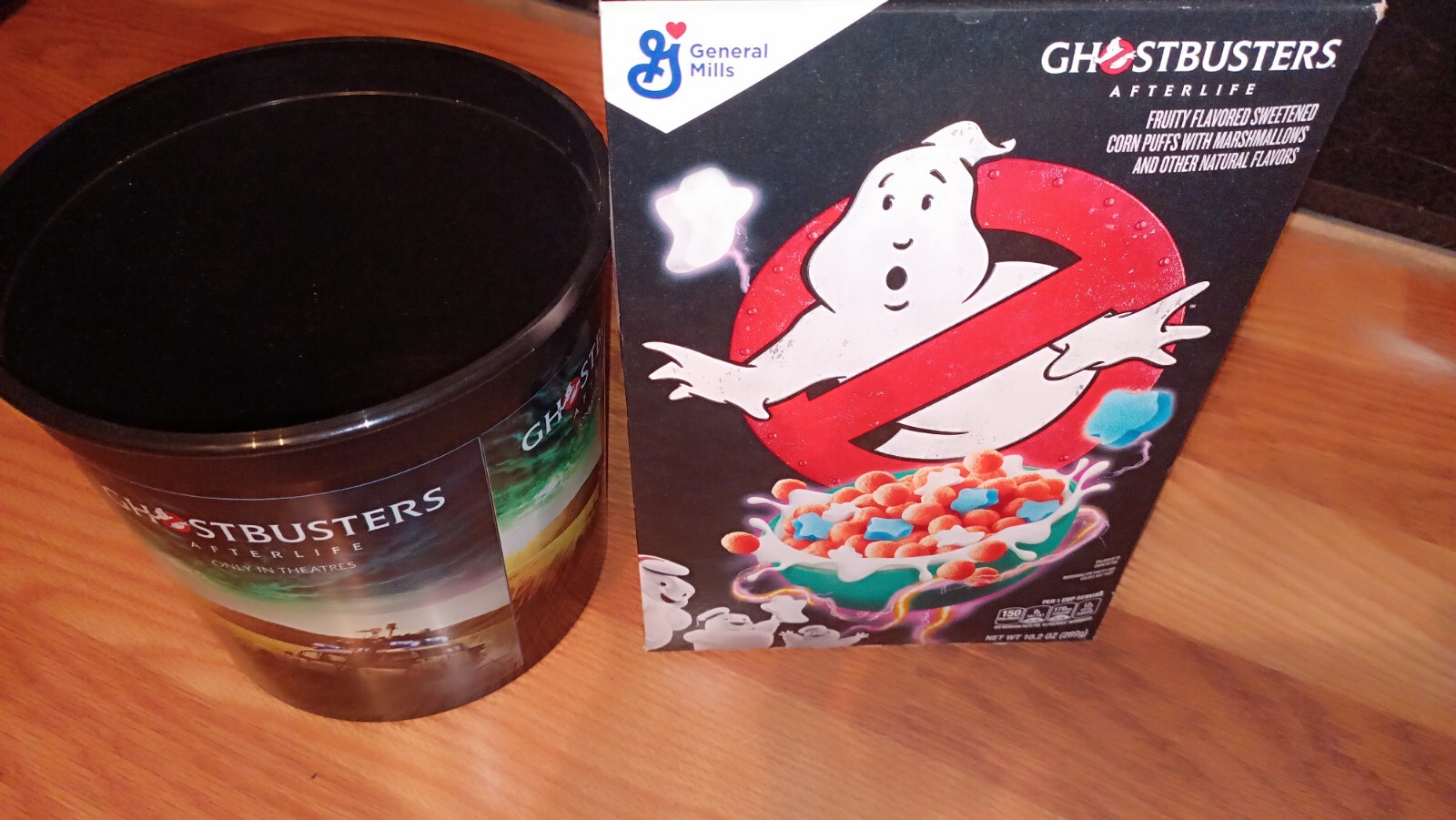 Ghostbusters Afterlife Popcorn Bucket And Cereal | eBay