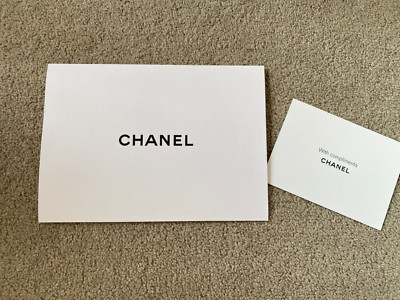 Authentic Chanel Receipt Holder Invoice Holder Envelope | eBay