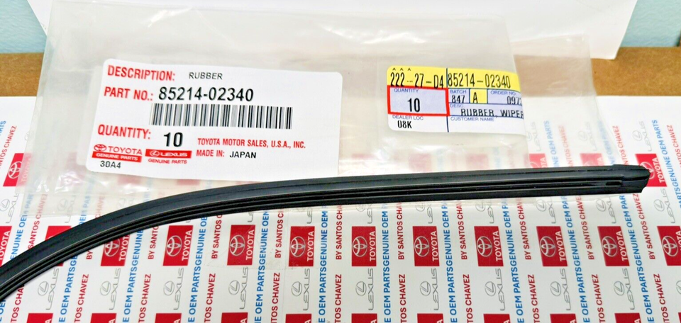 2013-2024 Toyota RAV4 Left Driver Side Wiper Inserts | 85214-02340 ...