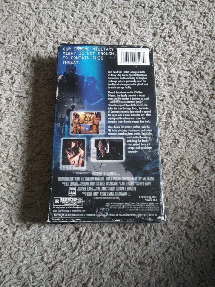 Agent Red VHS | eBay