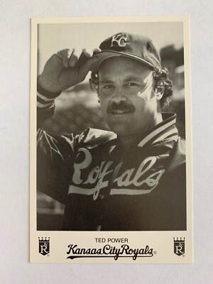 1988 Royals Team Issue #24 Ted Power - Kansas City Royals RARE ...