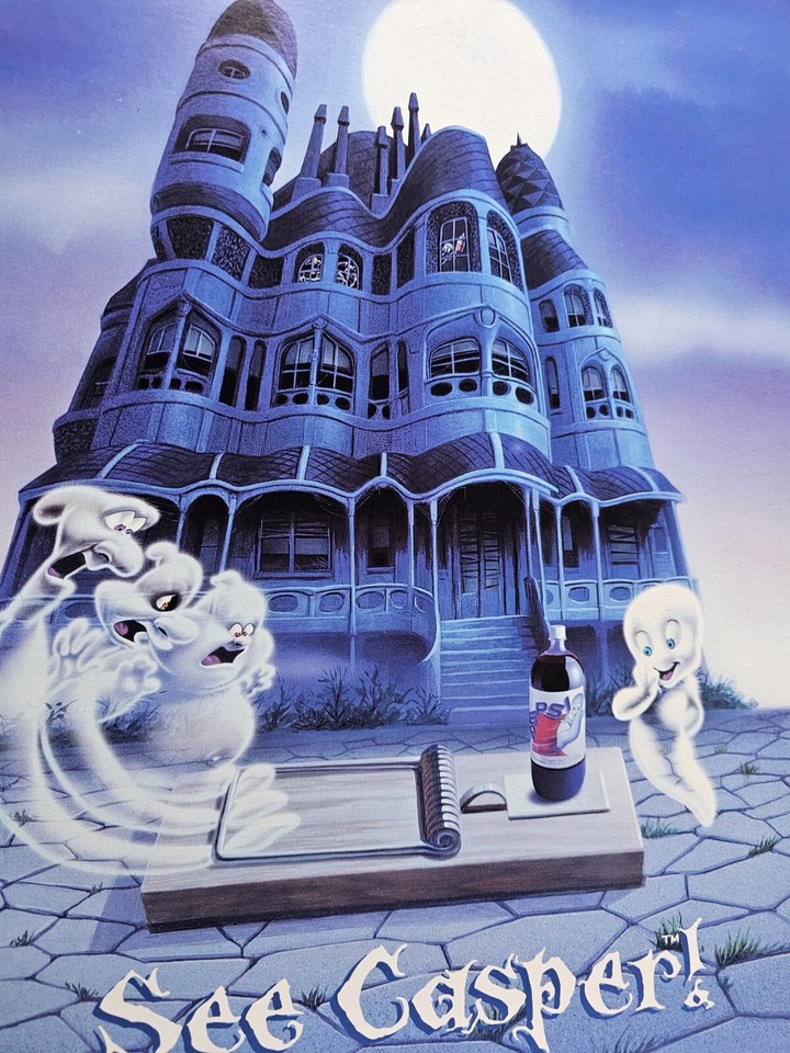 Casper Movie (1995) Pepsi Soda Store Display 32X18 Universal Studios | eBay