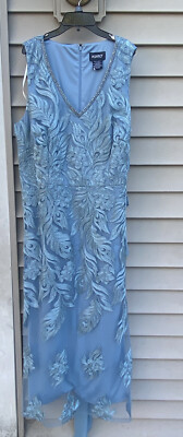 Ashro Plus Size Formal Dress Grayish Blue Size 20W NWT | eBay