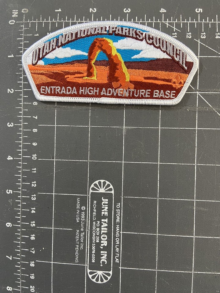 Utah National Parks Council CSP Patch Boy Scouts BSA Entrada High ...