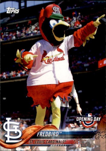 Fredbird 2018 Topps Opening Day Mascot Card #M-22 | eBay
