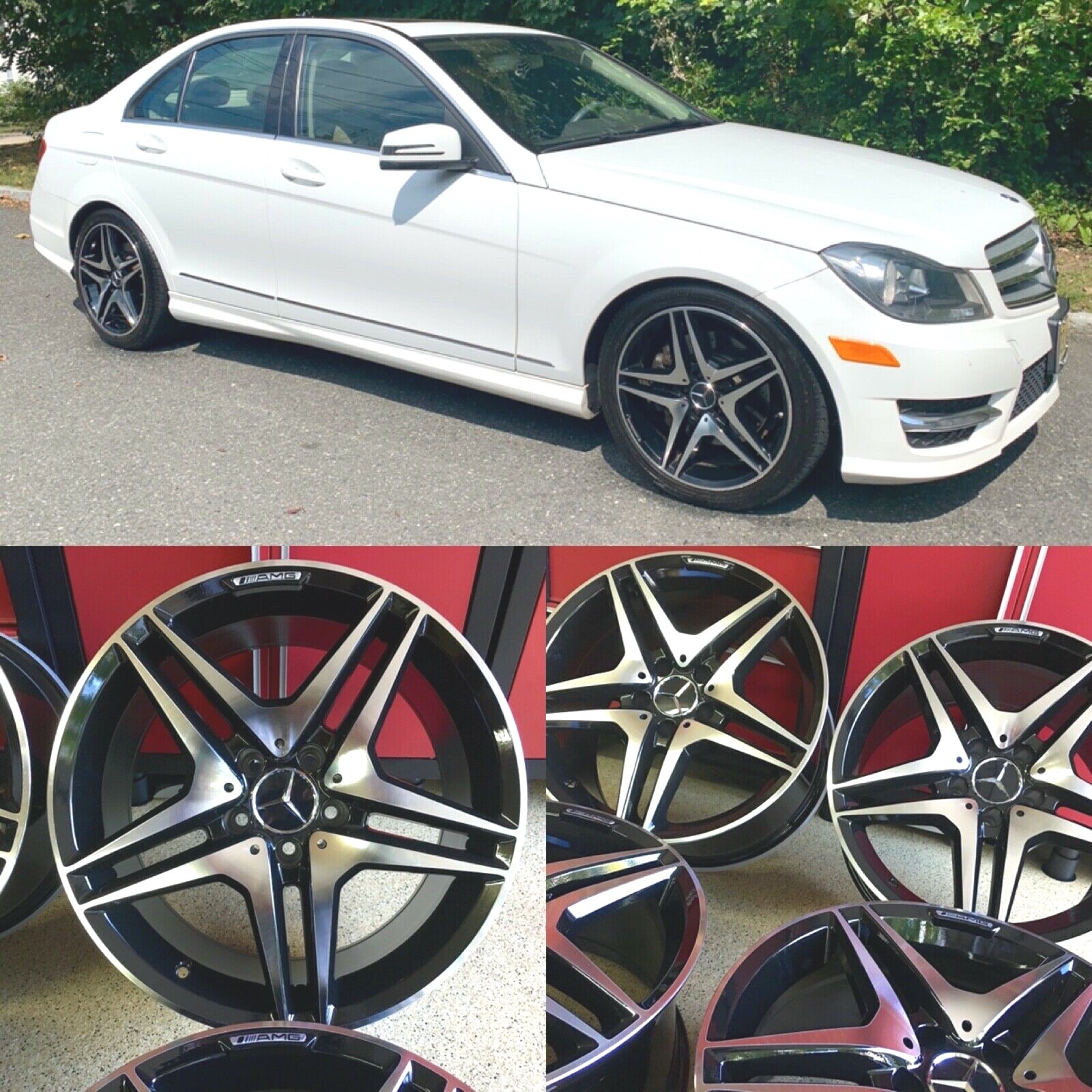 MERCEDES 18 INCH RIMS WHEELS SET4 NEW Exclusive Clk Fitment Clk55 ...