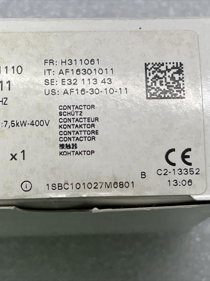 ABB Contactor AF16-30-10-11 Expedited Shipping | eBay