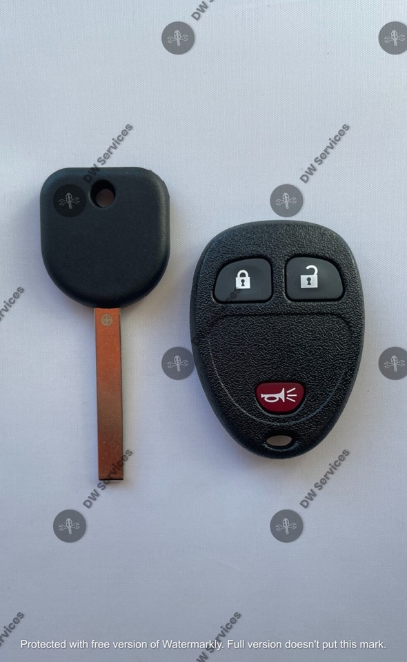NEW! Chevrolet keyless entry remote FOB OUC60270 & Transponder KEY 46 ...