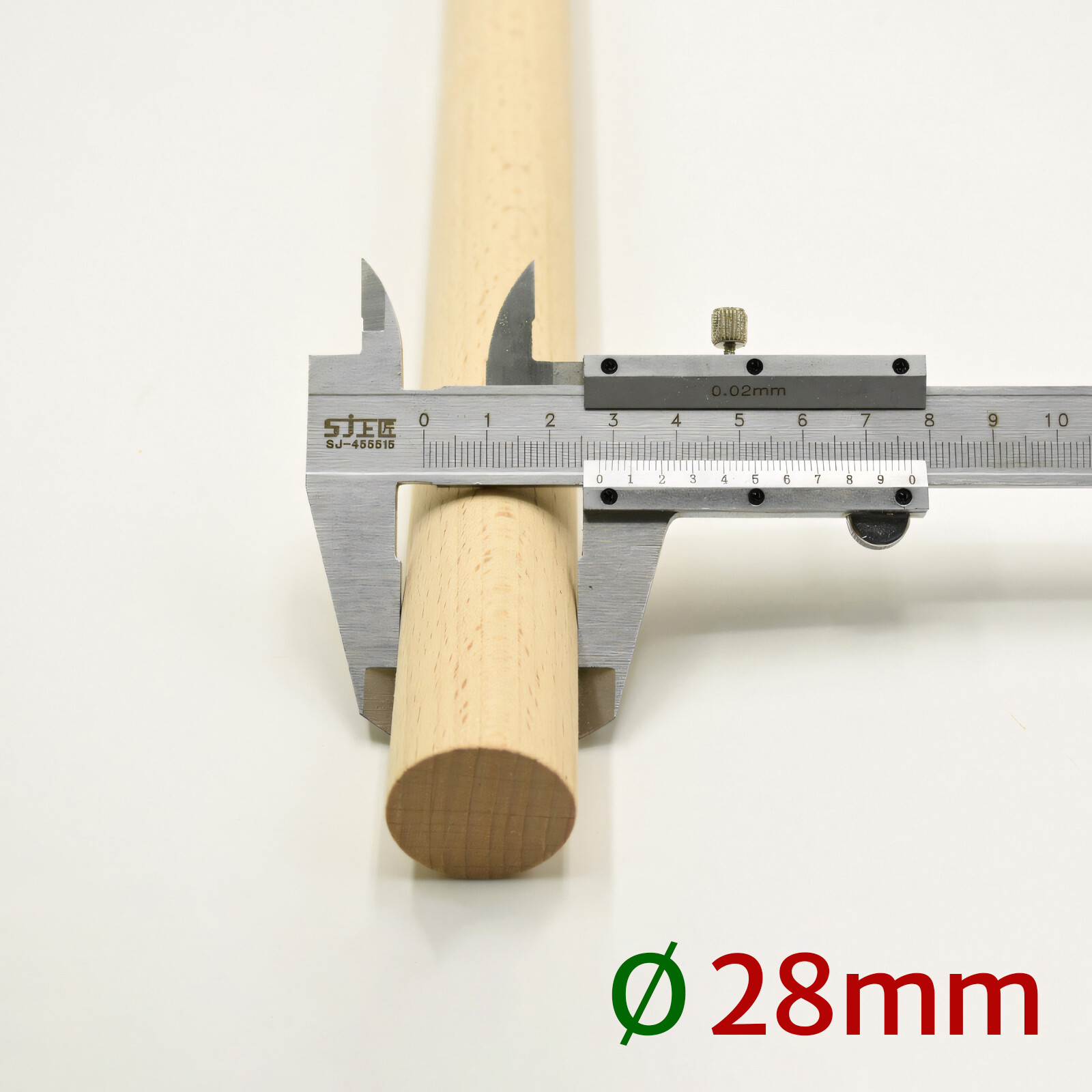 Ø 4mm to 60mm Beech x 20cm Wooden Dowling Rods, Craft Sticks Rods ...