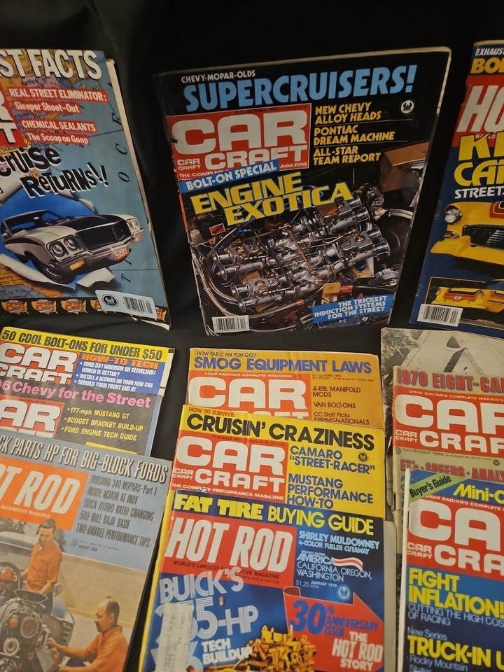 Lot Of 29 Hot Rod & Car Craft Magazines From 1967- 1987 Most In Great ...