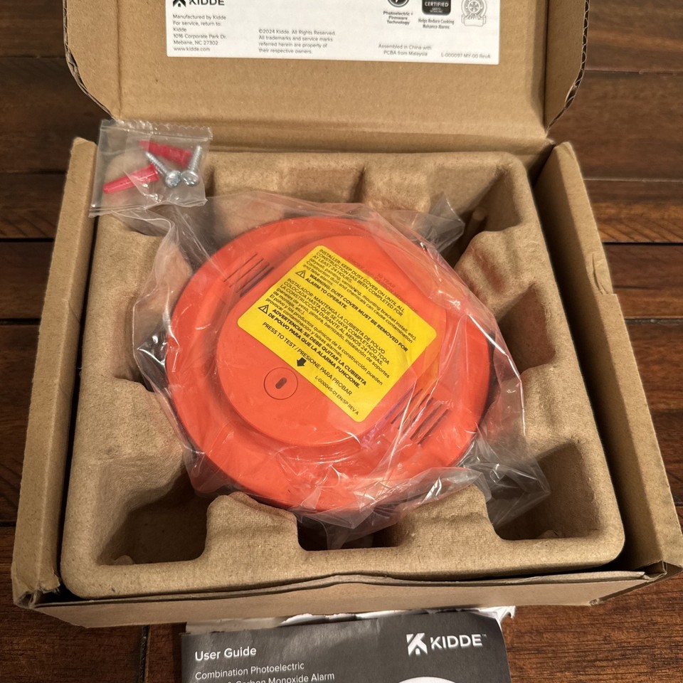 Open Box! Kidde Smoke & Carbon Monoxide Detector, 10-Year Battery ...