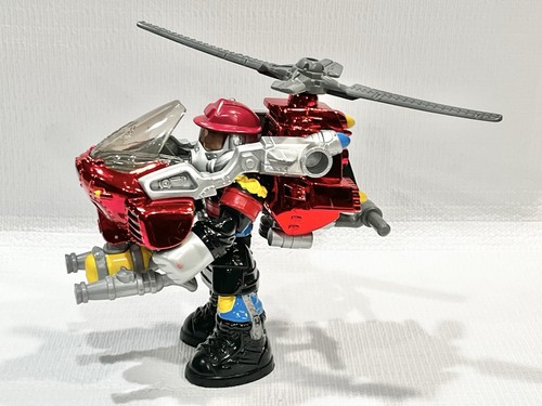 Rescue Heroes Hal E. Copter Blaze Busters Helicopter Firefighter Action ...