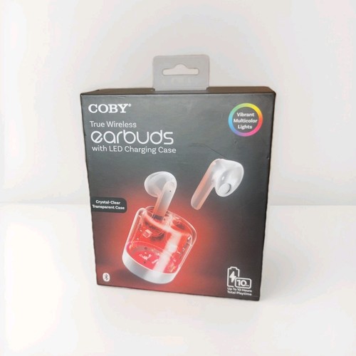 Coby True Wireless Earbuds With Led Charging Case 810071499456| eBay