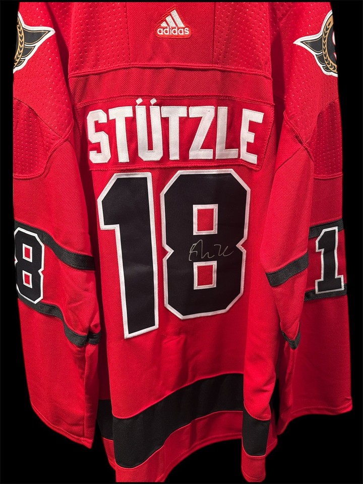 Tim Stutzle Signed Autographed Ottawa Senators Custom Hockey Jersey ...