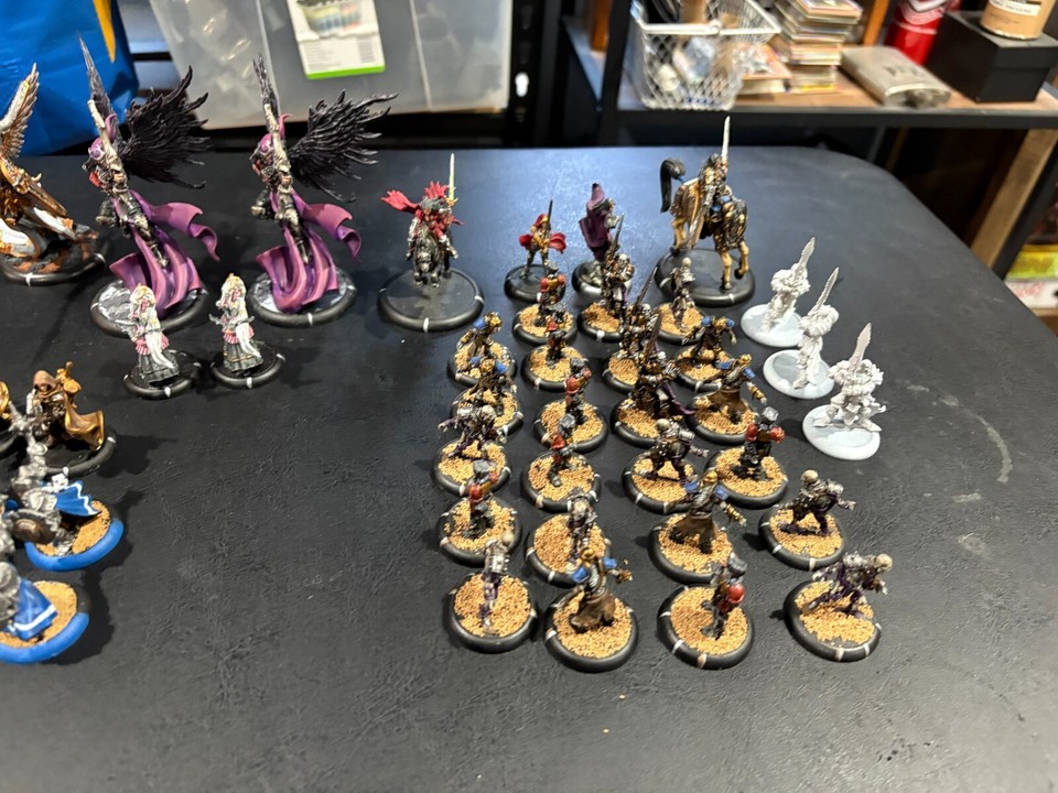 Warmachine Cygnar Morrow/Thamar Army mostly painted miniatures! | eBay