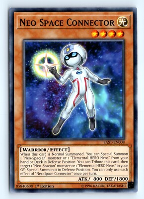 Yu-Gi-Uh Neo Space Connector #SAST-EN008 Savage Strike tcg LP | eBay