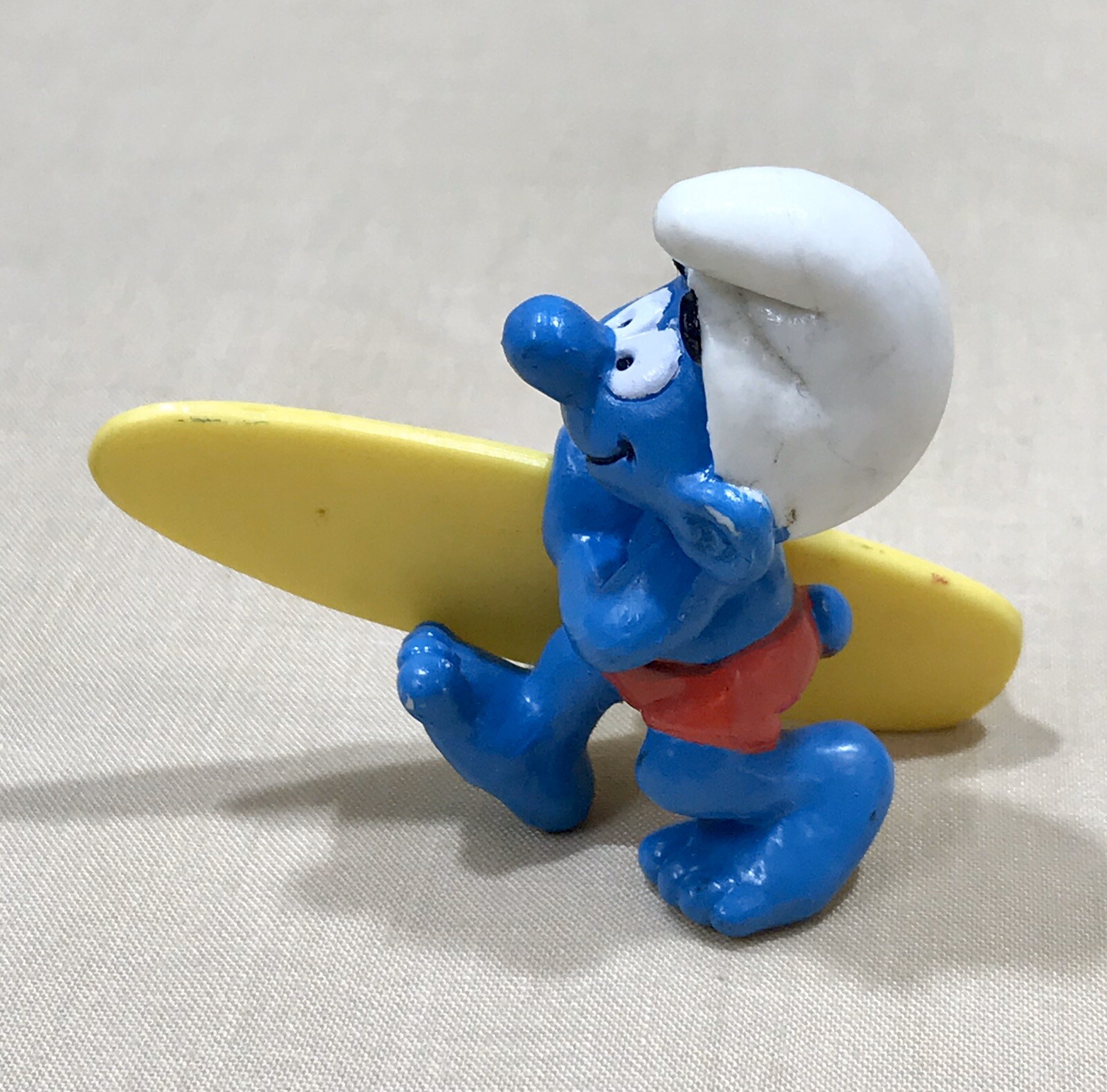 VINTAGE 1991 SMURF Surf Board Surfer Pitufo Schtroumpf Schlümpf ...