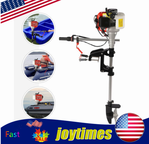 2-Stroke 2.3 HP Outboard Motor Engine 52CC For Kayak All Kinds of Small ...