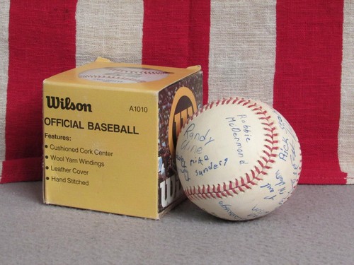 Vintage Wilson Official Major League Leather Baseball A1010 w/Box ...