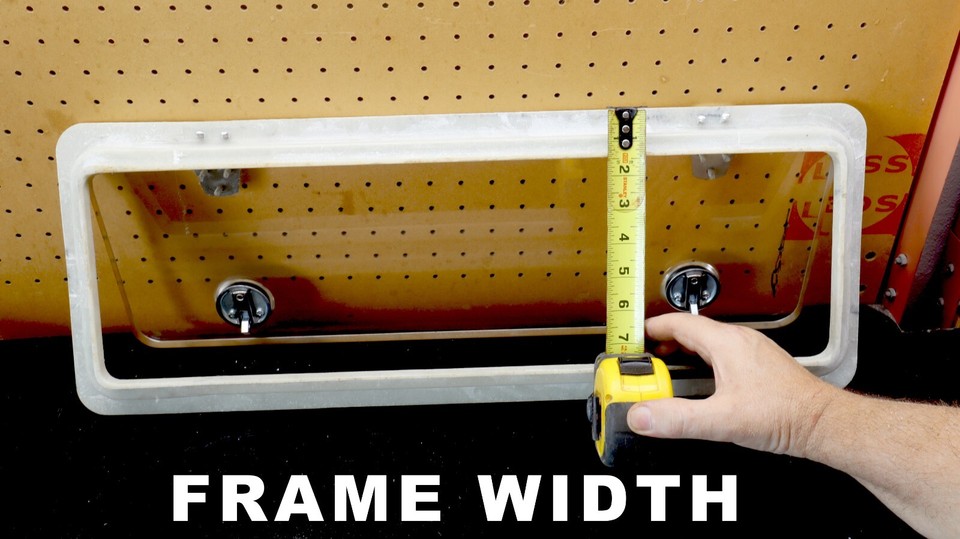 2 X Bait Well Live Well Hatch Fiberglass/Acrylic Transom Pontoon Center ...