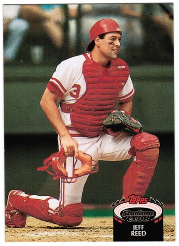 1992 Topps Stadium Club 487 Jeff Reed Cincinnati Reds Baseball Card | eBay