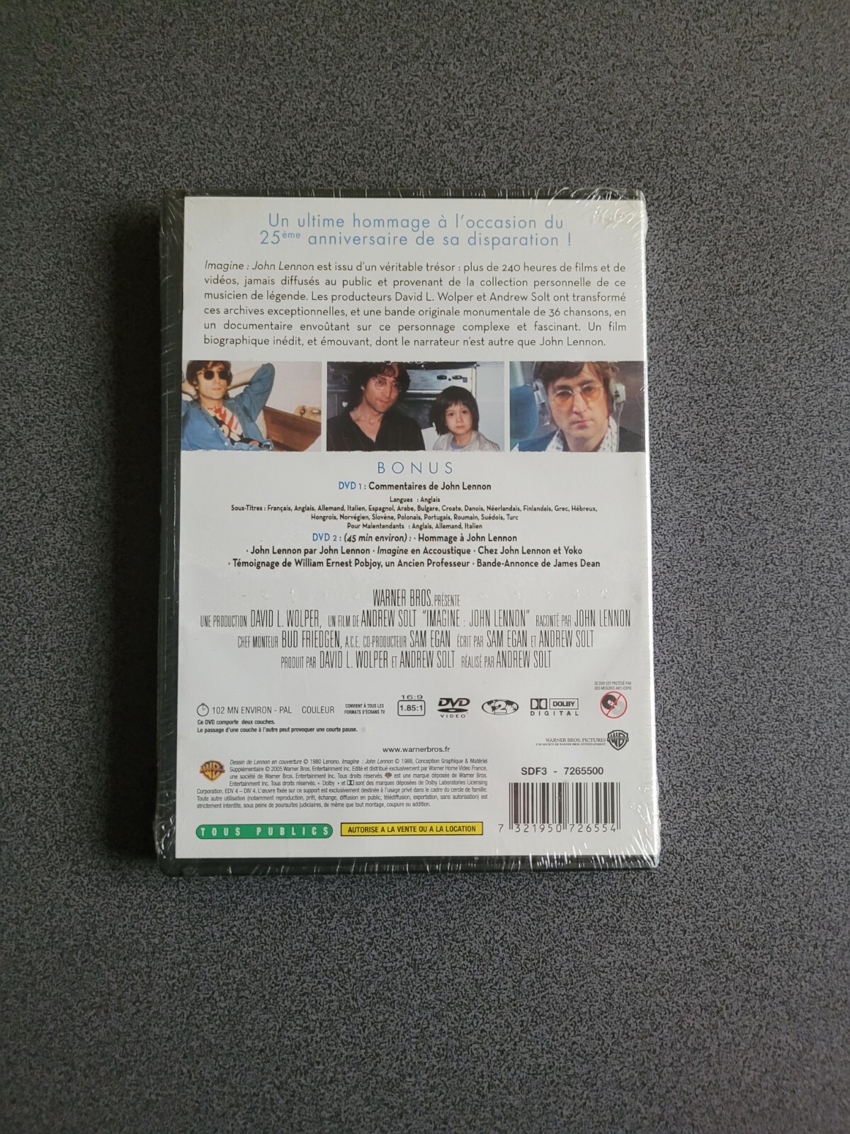 DVD IMAGINE JOHN LENNON ÉDITION COLLECTOR 2 DVD NEUF SOUS BLISTER | eBay