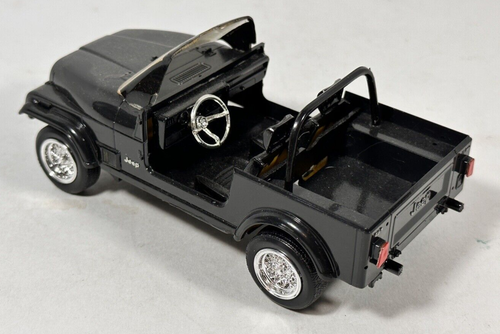 Black JEEP CJ-7 Assembled Customized 1:24 Scale Model Built Up AMT? MPC ...