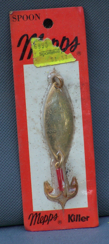 Vintage Mepps #1 Spoon Spinner Fishing Lure on Card | eBay