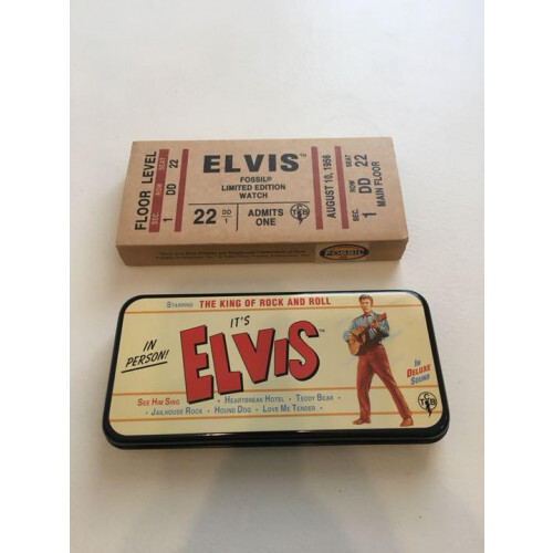 [Rare] Elvis Presley Collector's Set Watch Badge Tin Case | eBay