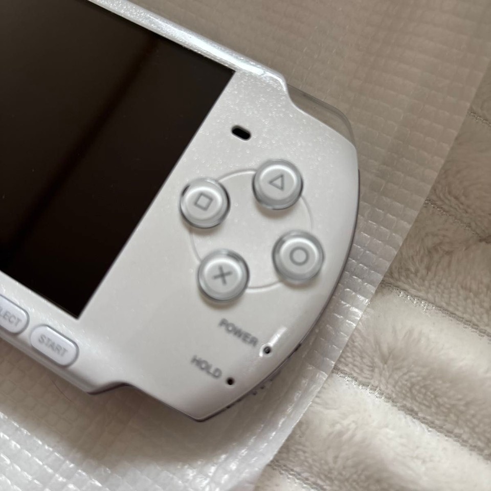 Sony PSP-3000 Pearl White Console w/ Box, Manual, Charger & Battery ...