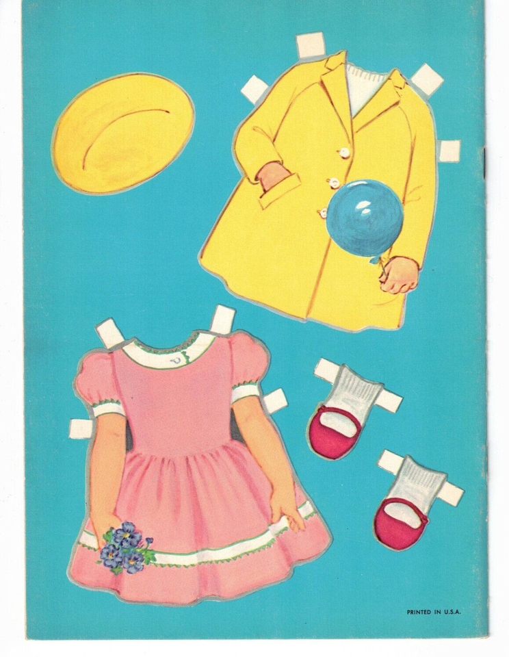Vtg 1960s Lowe Paper Doll Book Uncut Mimi with Complete Wardrobe #1817 ...