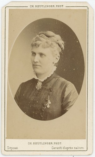 CDV Circa 1875. The Opera Singer Christine Nilsson By Reutlinger In ...