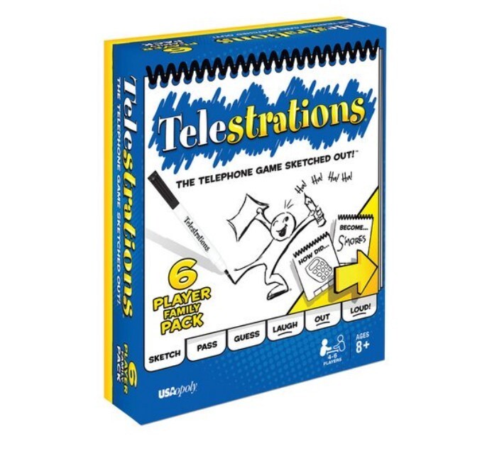 Telestrations Original 8-Player | Family Board Game | A Fun Family Game ...